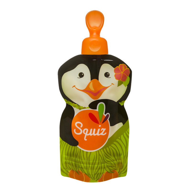 Squiz Lot de 1 Squiz’spoon et 1 Squiz’top pour Gourdes Réutilisables
